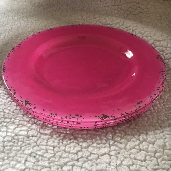 Ashland | Dining | Pink Melamine Plates Set Of 4 | Poshmark